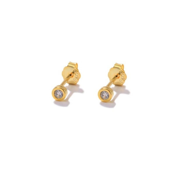 Bezel Cubic Studs? – DASH