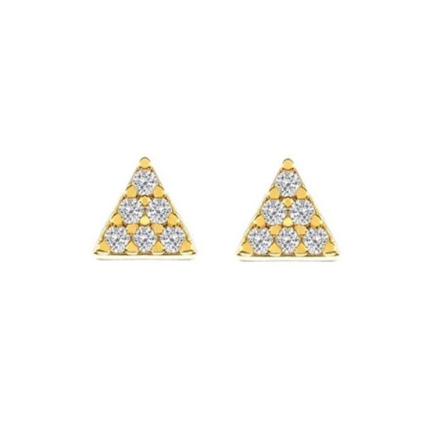 Cubic Triangle Studs – DASH