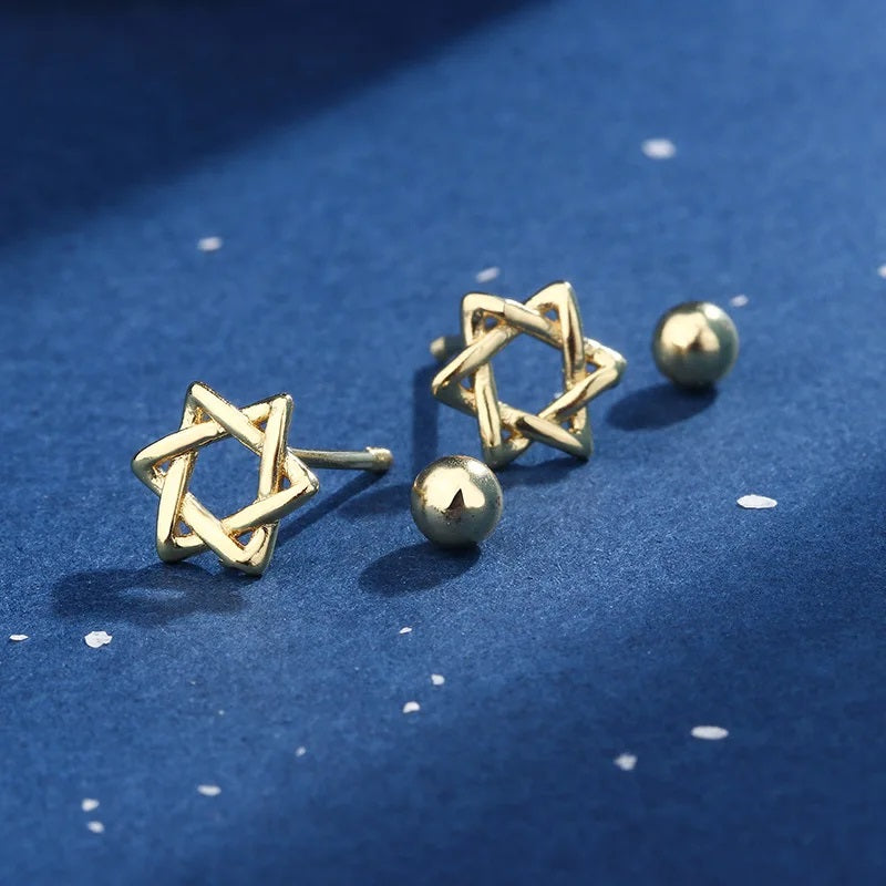 Twist Star of David Studs – DASH