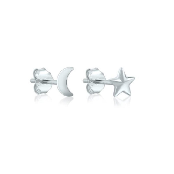 Star & Moon Studs – DASH