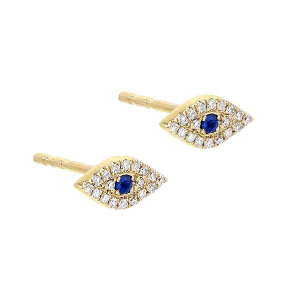Cubic Evil Eye Studs – DASH