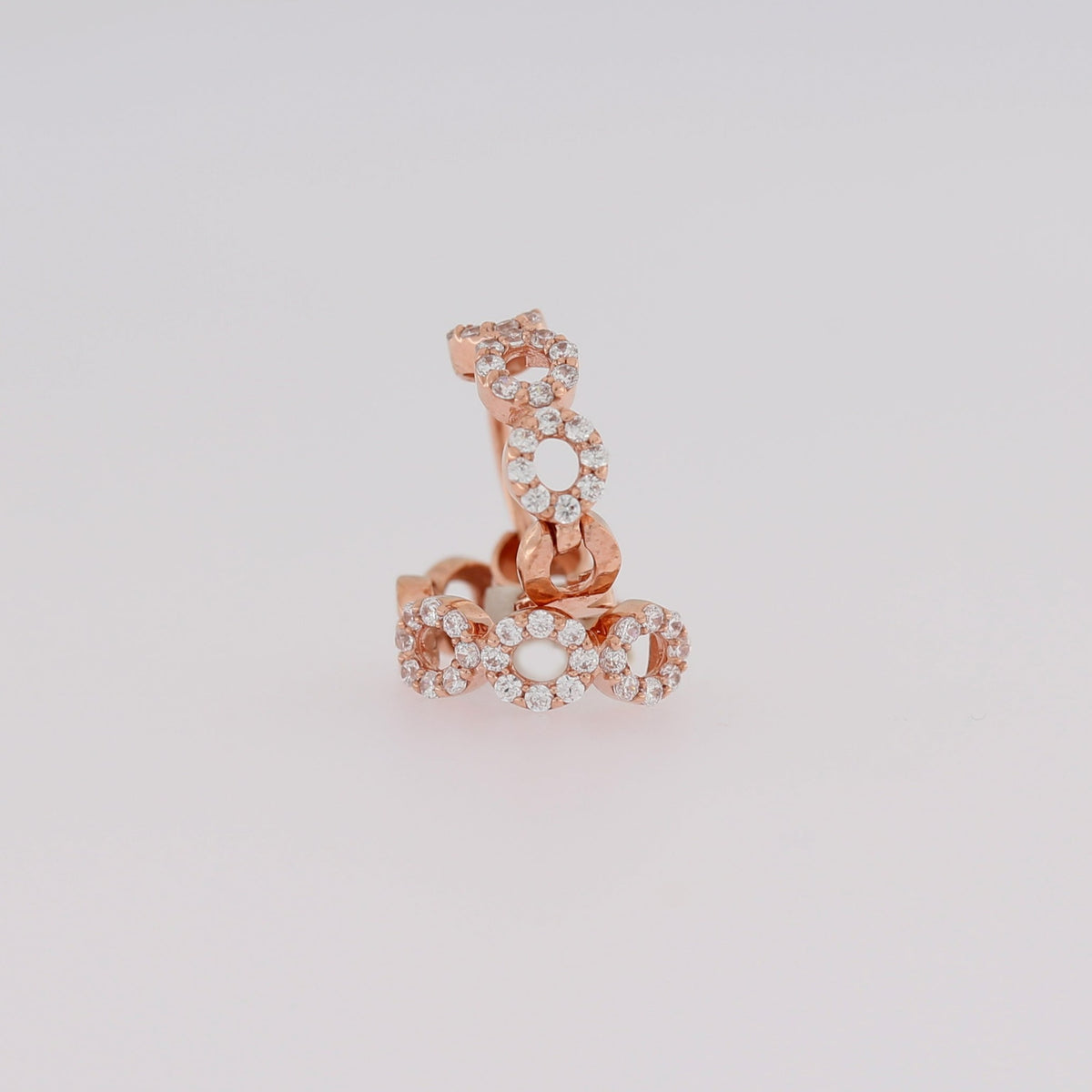 Cubic Circle Encrusted Huggies – DASH