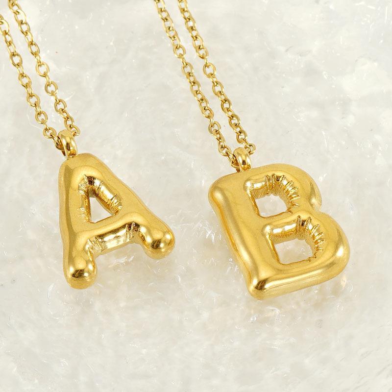 Bubble Initial Necklace – DASH
